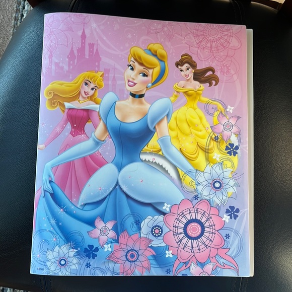 Disney | Other | Disney Princess 3 Ring 5 Binder With 3 Folders | Poshmark